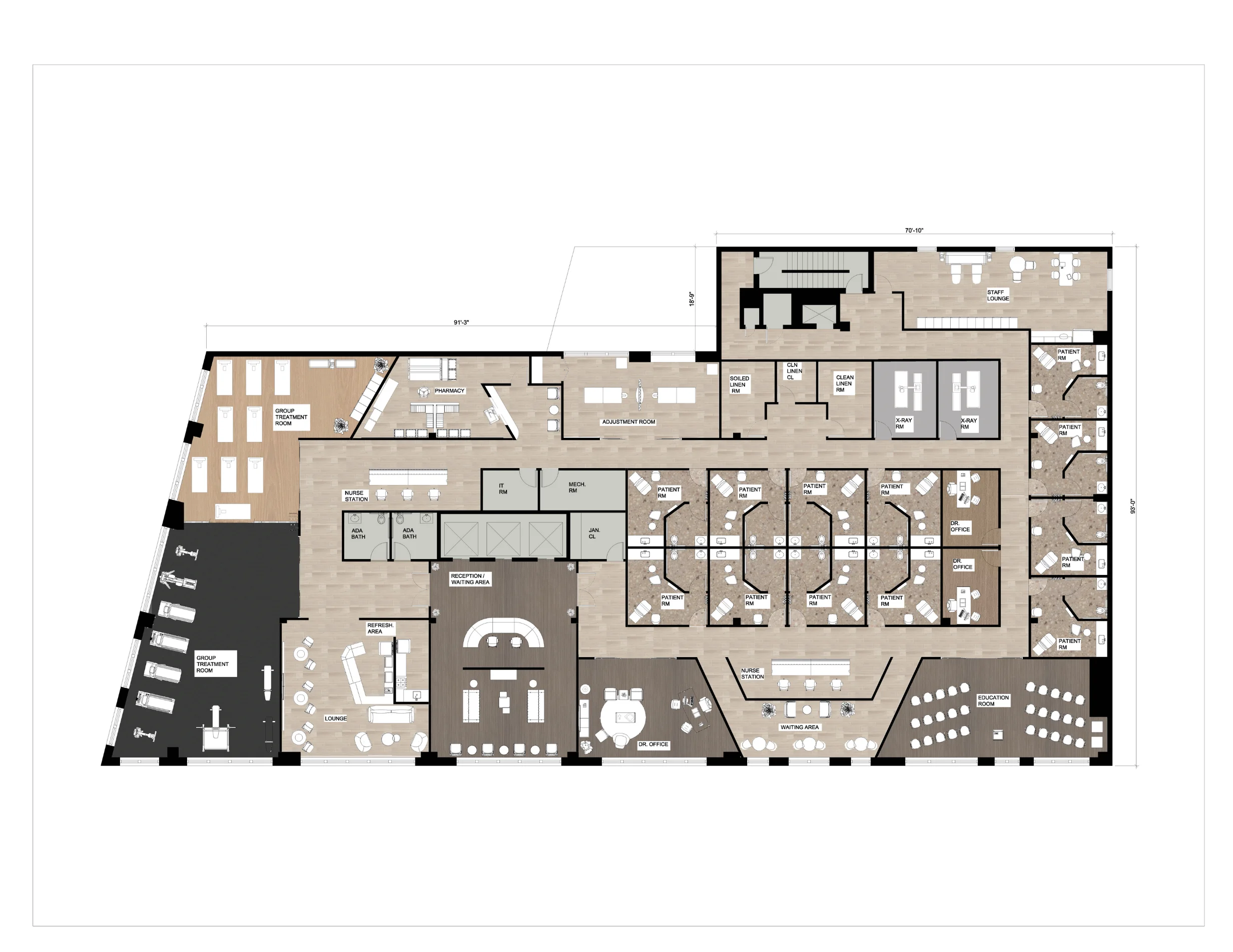 MVA Trauma Rehab - Noam Interiors